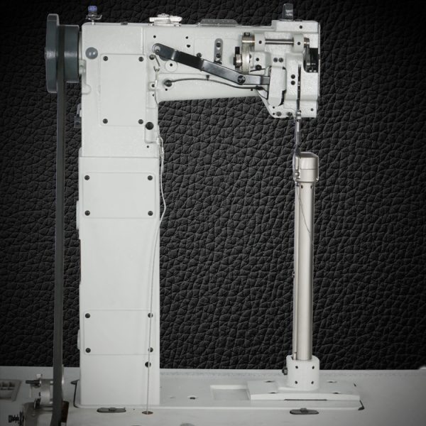 High post bed walking foot leather industrial sewing machine